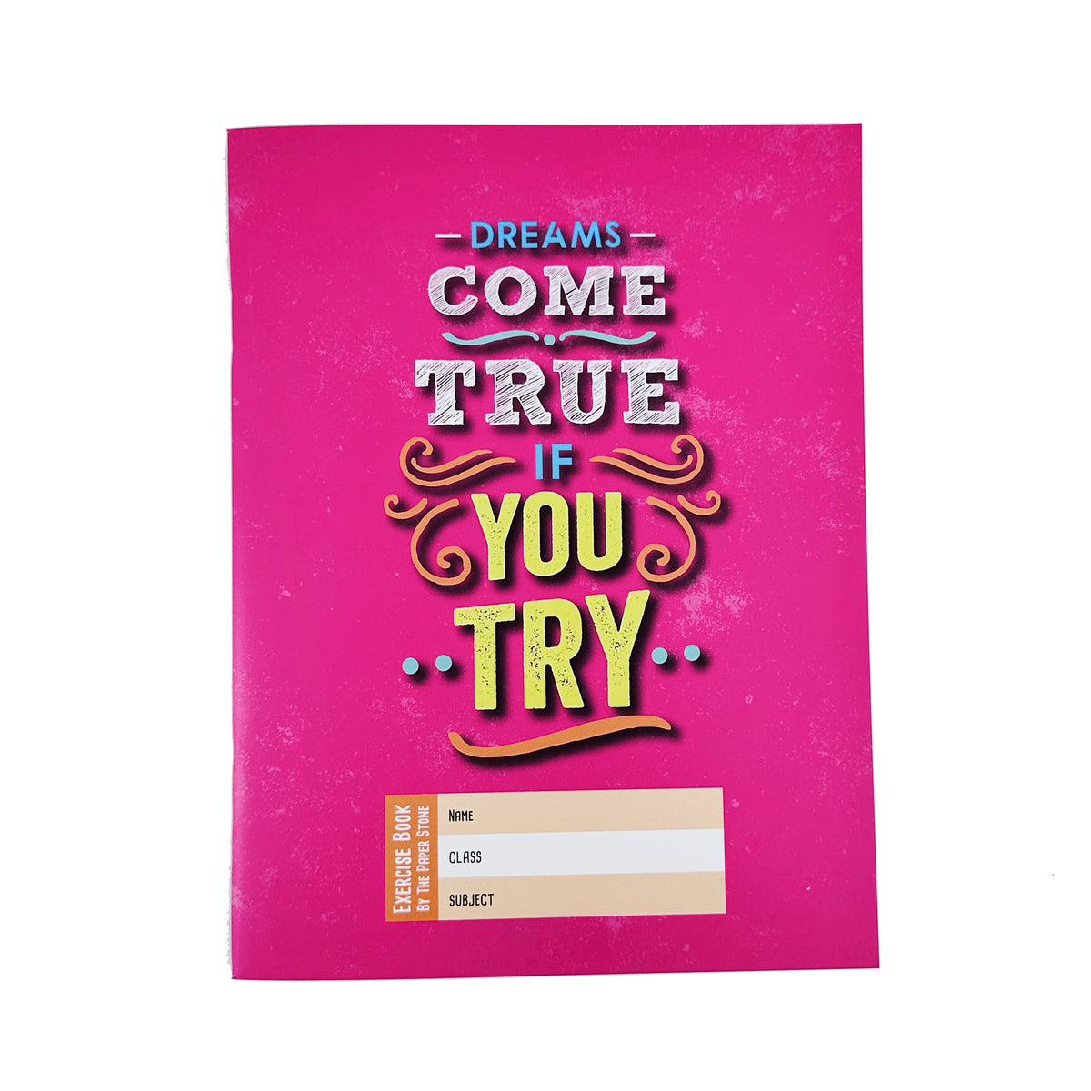 Exercise Book - Dreams Come True Pink – The Paper Stone